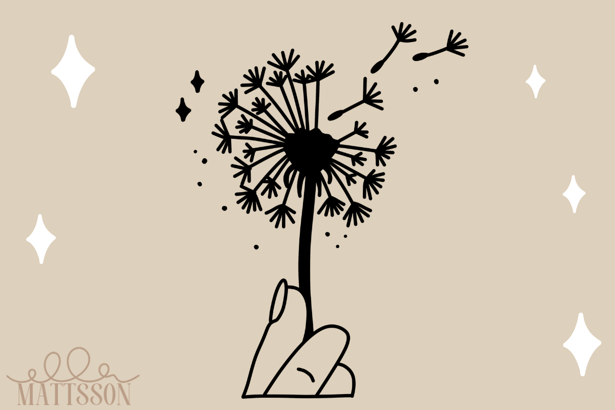 Pusteblume Plotterdatei - 0€ Datei - ella mattsson