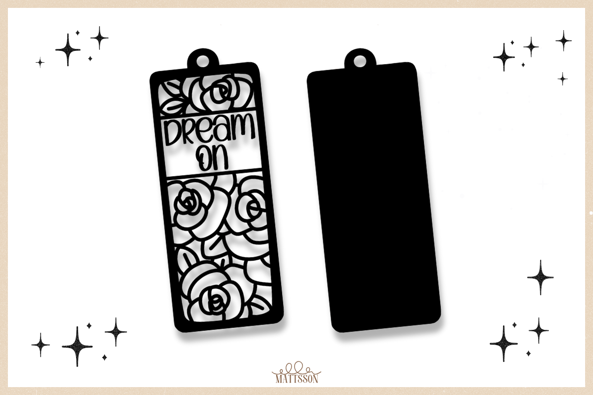 0€ Plotterdatei - Lesezeichen mit Blumen - ella mattsson