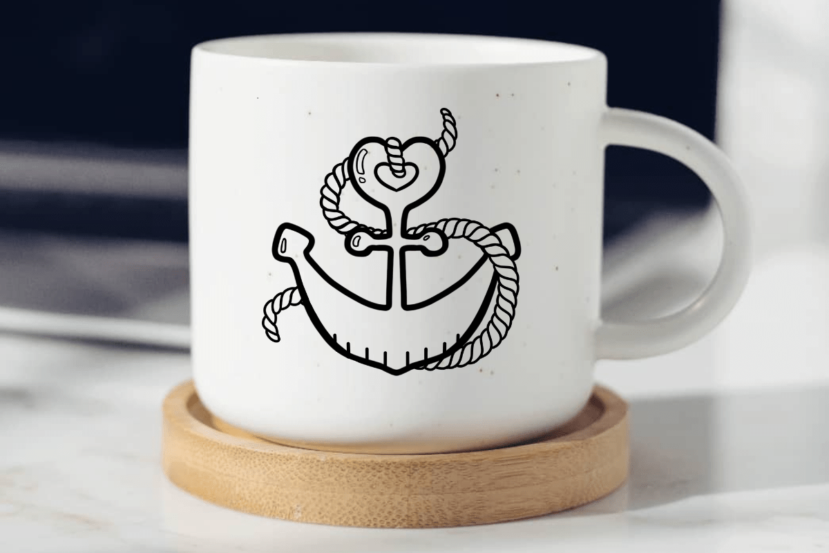 MARITIMES PLOTTER FREEBIE - HERZ ANKER - ella mattsson