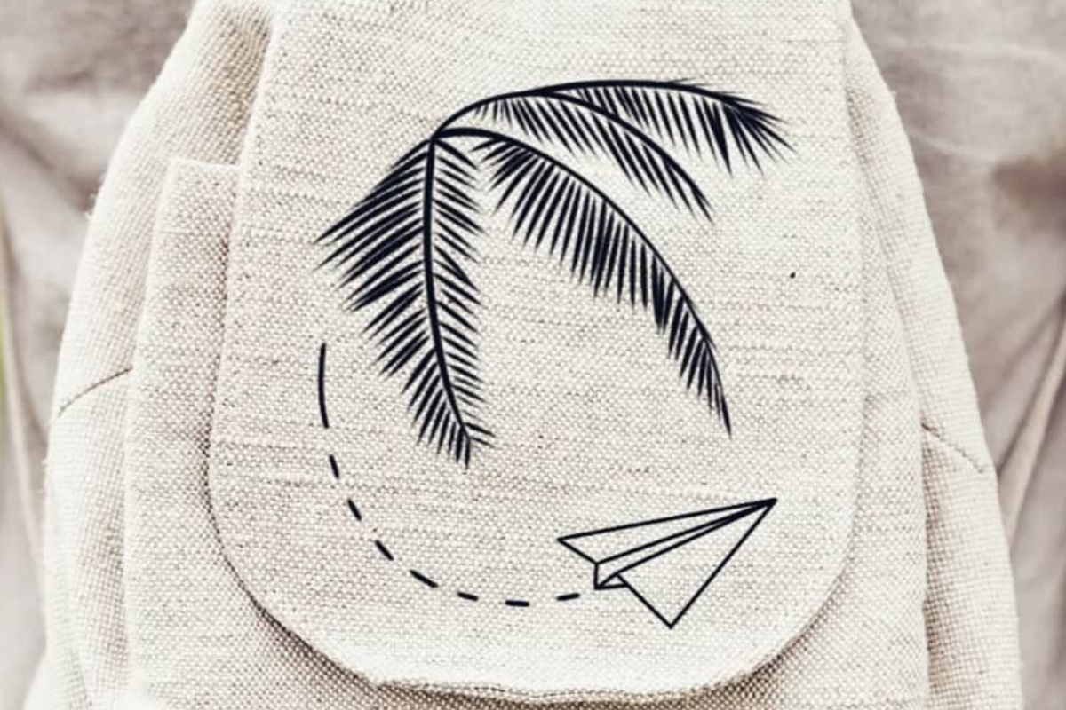 FREEBIE PLOTTERDATEI - PAPIERFLIEGER UND PALME - ella mattsson