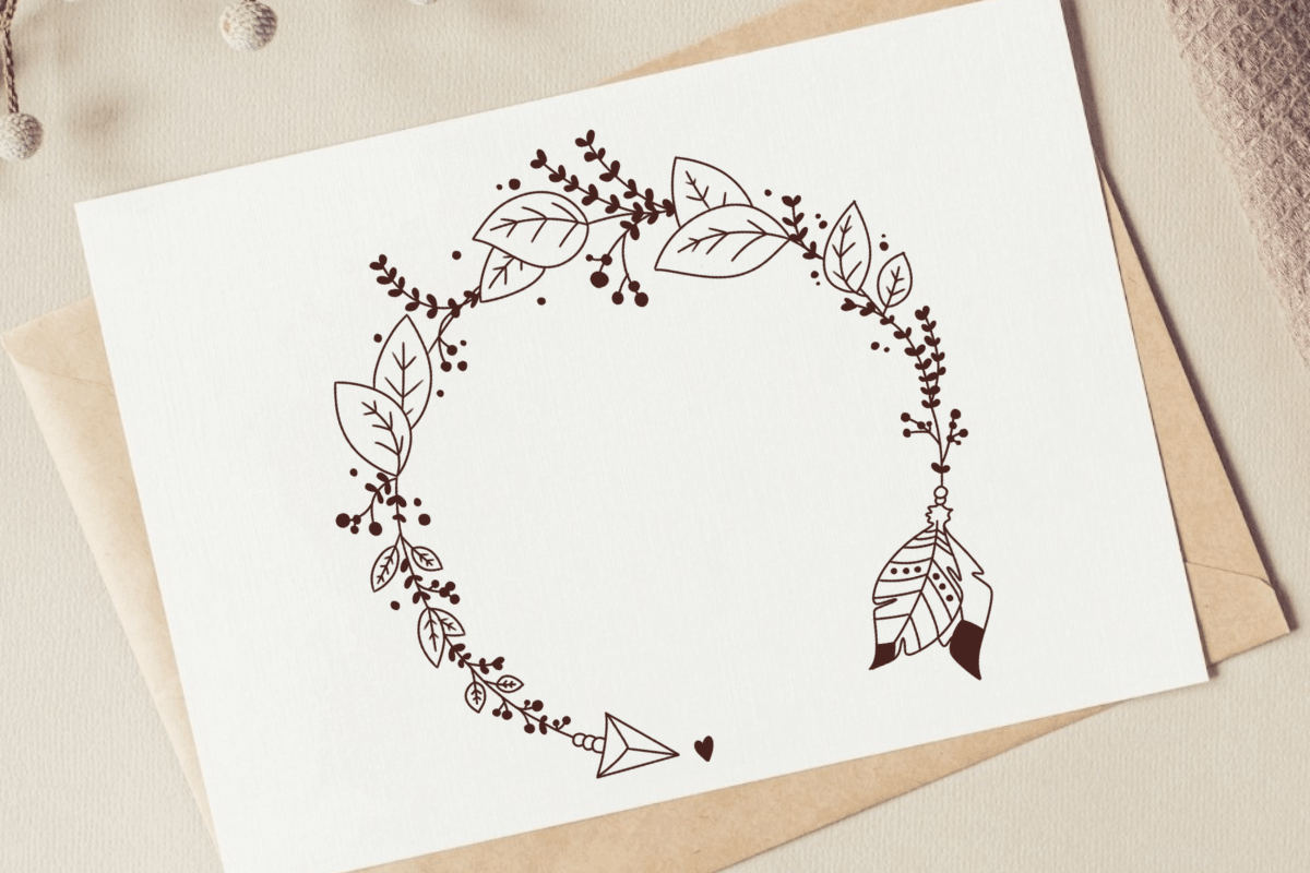 0€ PLOTTERDATEI (ehemals Freebie) - SÜßER BOHO KRANZ MIT FEDERN - ella ...